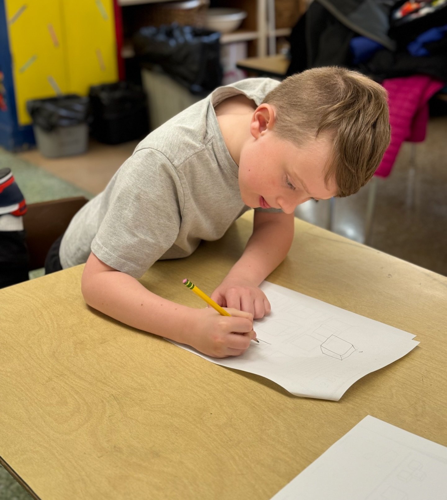 2nd Grade Creates 3D Drawings Gallery – St. Elizabeth of The Trinity