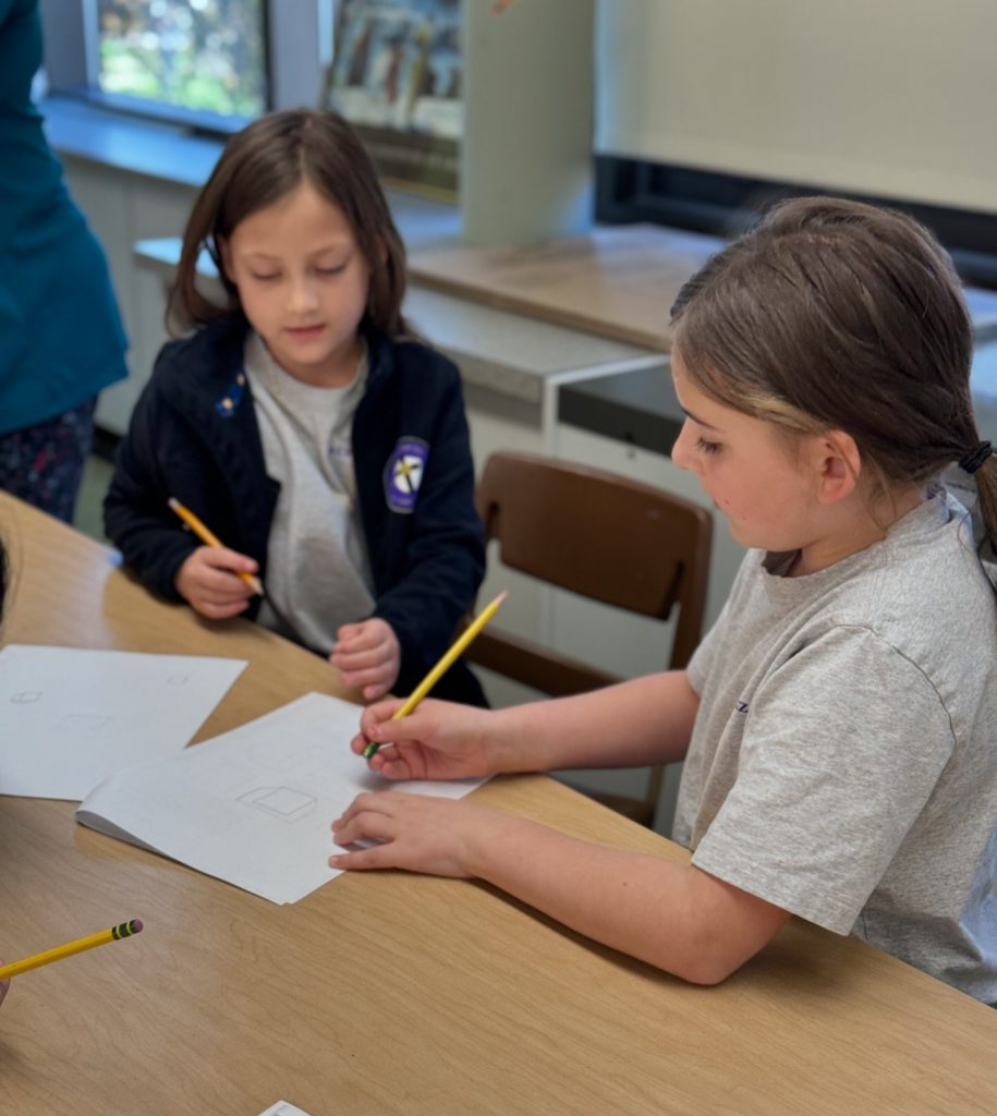 2nd Grade Creates 3D Drawings Gallery – St. Elizabeth of The Trinity